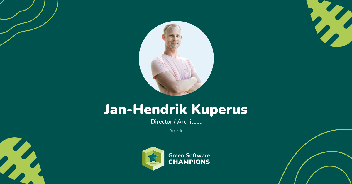 Jan-Hendrik Kuperus - Green Software Champion